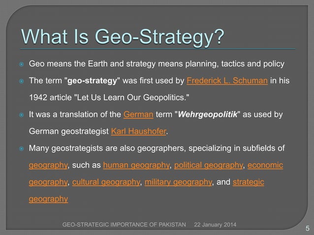 Geo strategic importance of pakistan by Shafiq -UR-Rehman | PDF | Asia ...