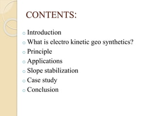 Electrokinetic geosynthetics | PPT