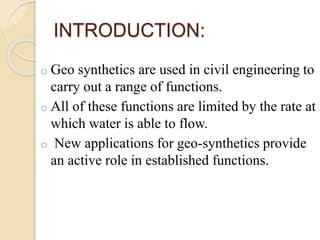 Electrokinetic geosynthetics | PPT