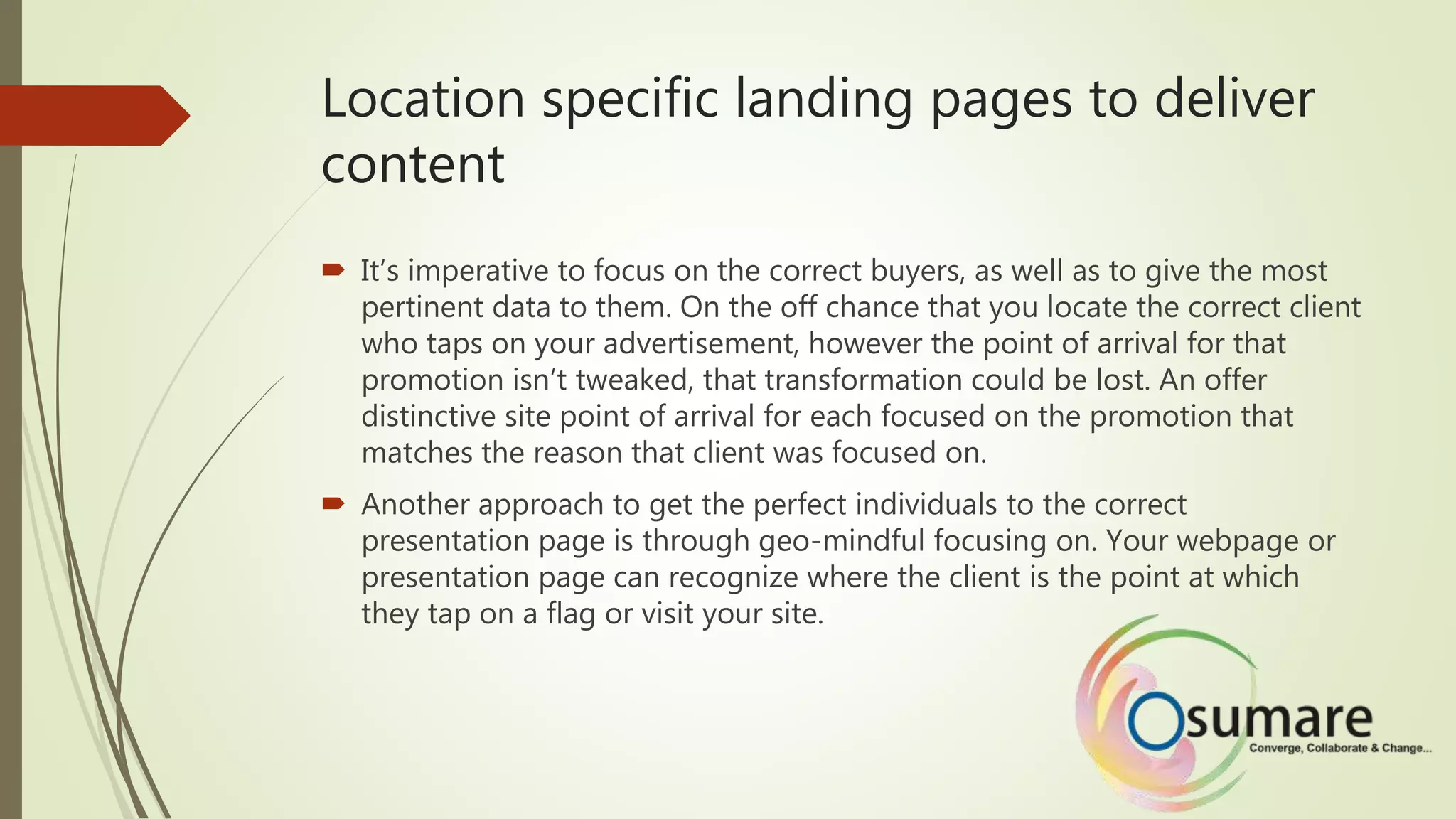 Geo targeted ad campaign | PPT