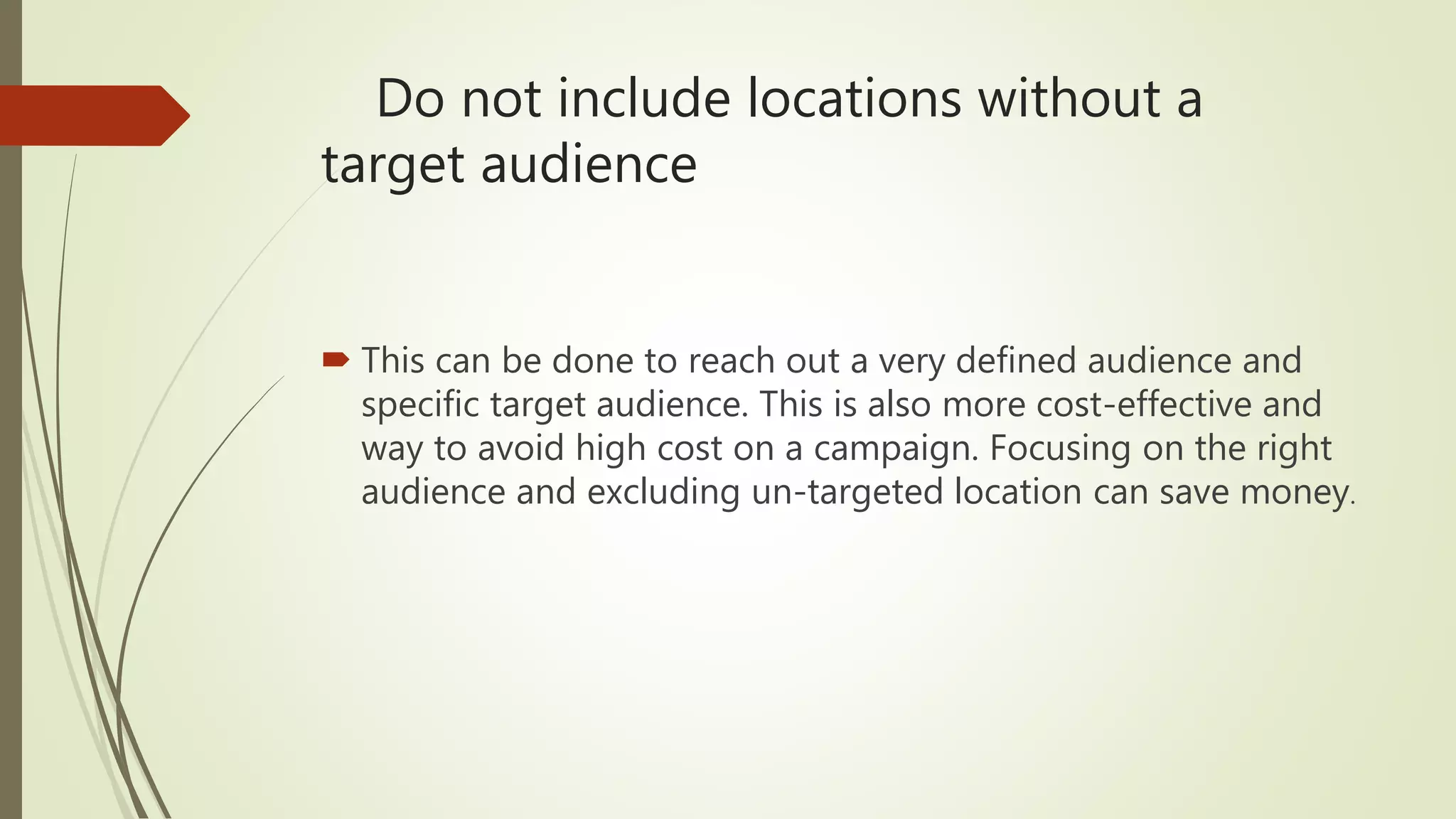 Geo targeted ad campaign | PPT