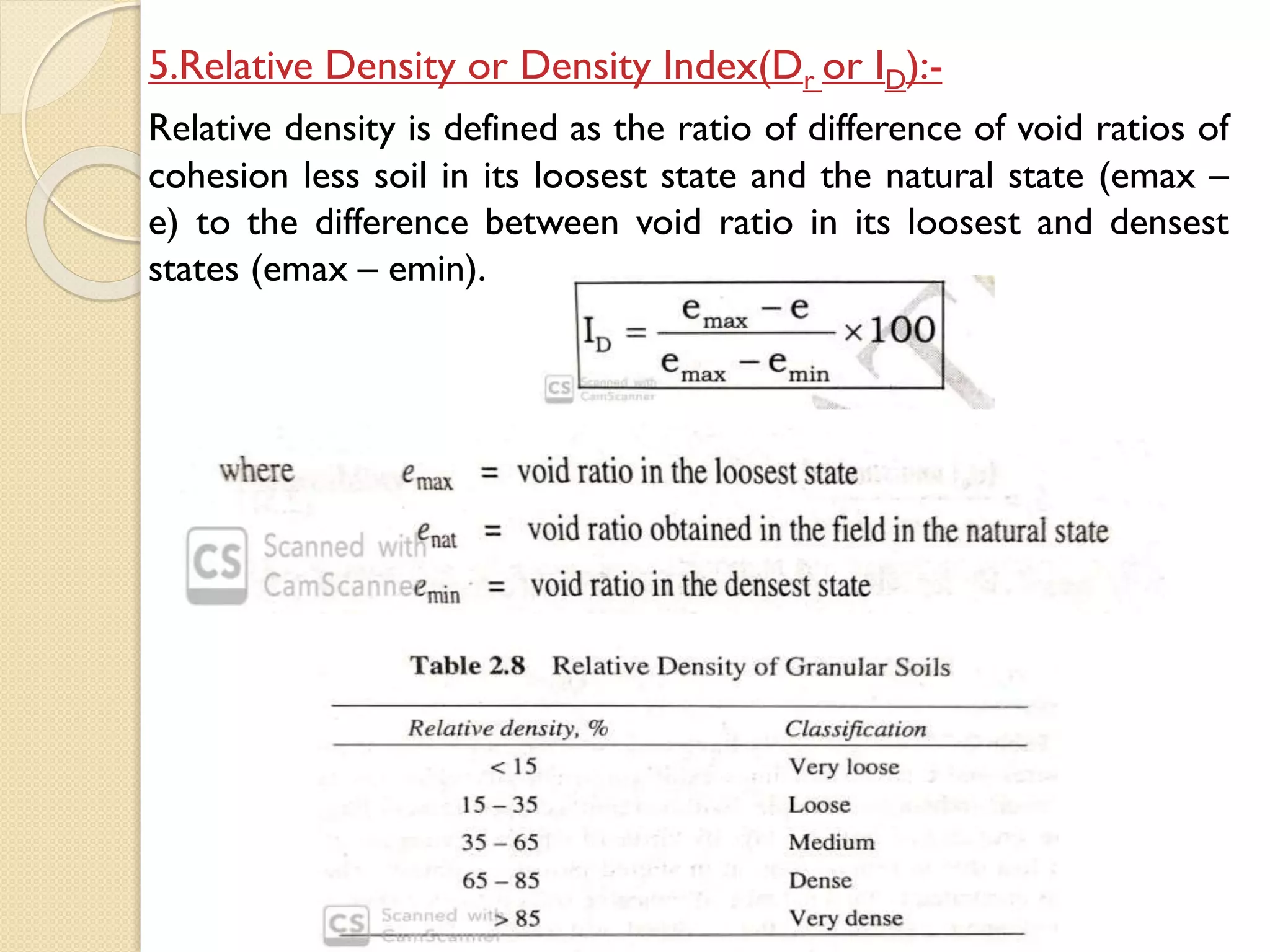 Index properties of soil and Classification of soils(Geotechnical engineering) | PDF