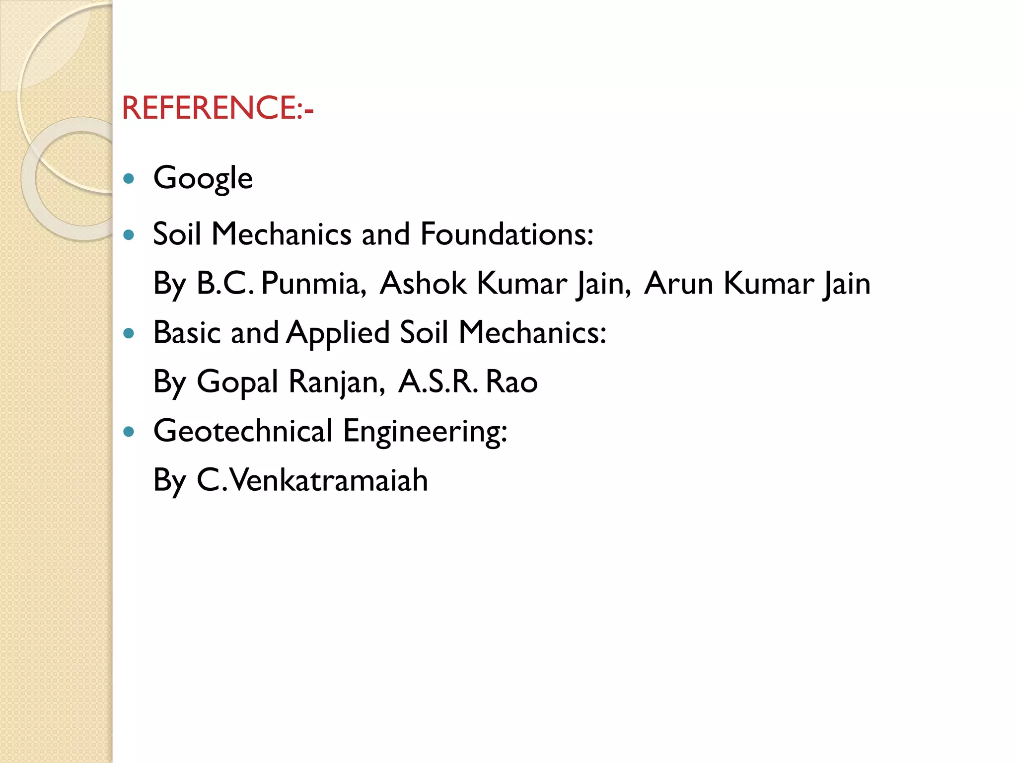 Index properties of soil and Classification of soils(Geotechnical ...
