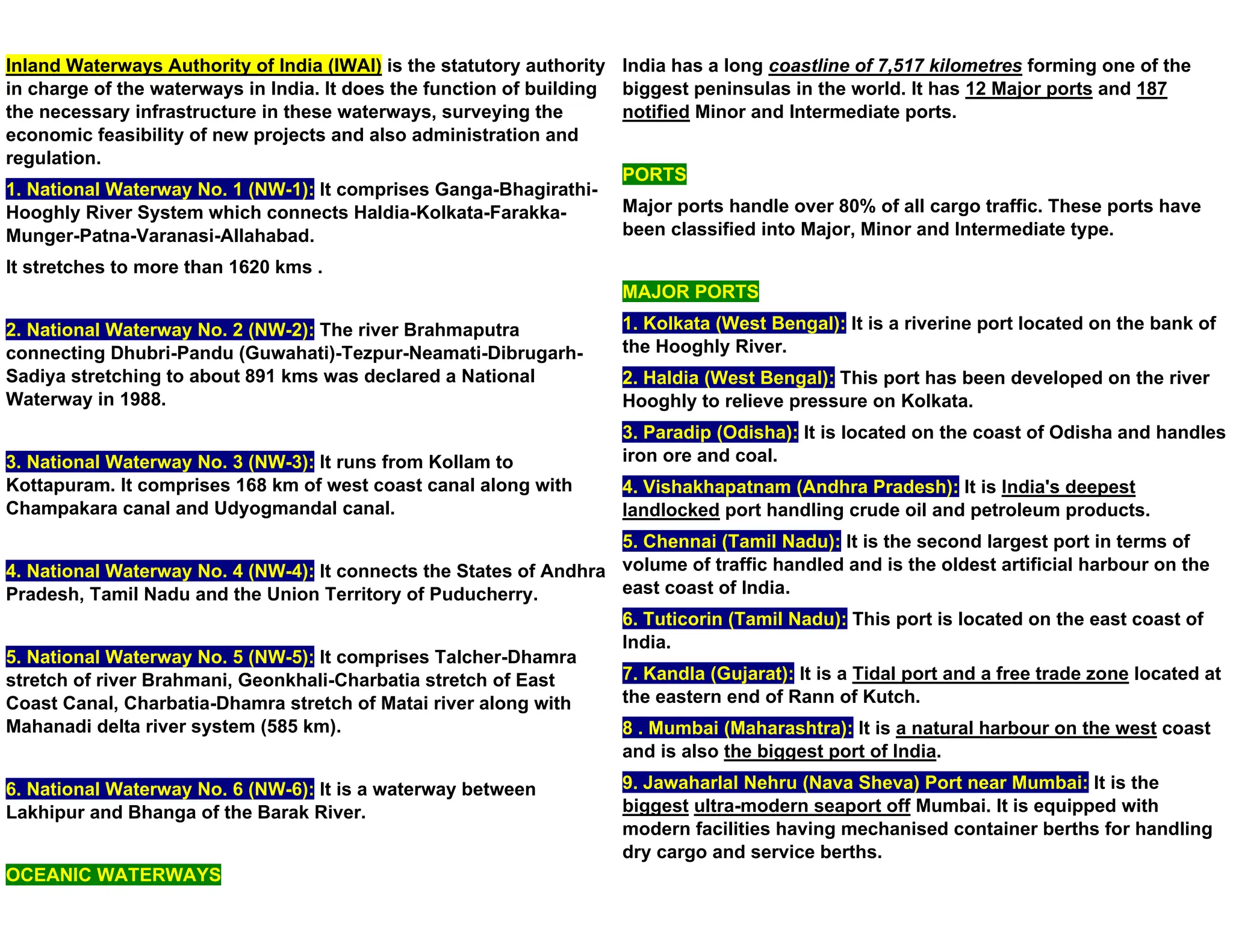 Geography Class 10th ICSE - Transport and waste Management. pdf | PDF