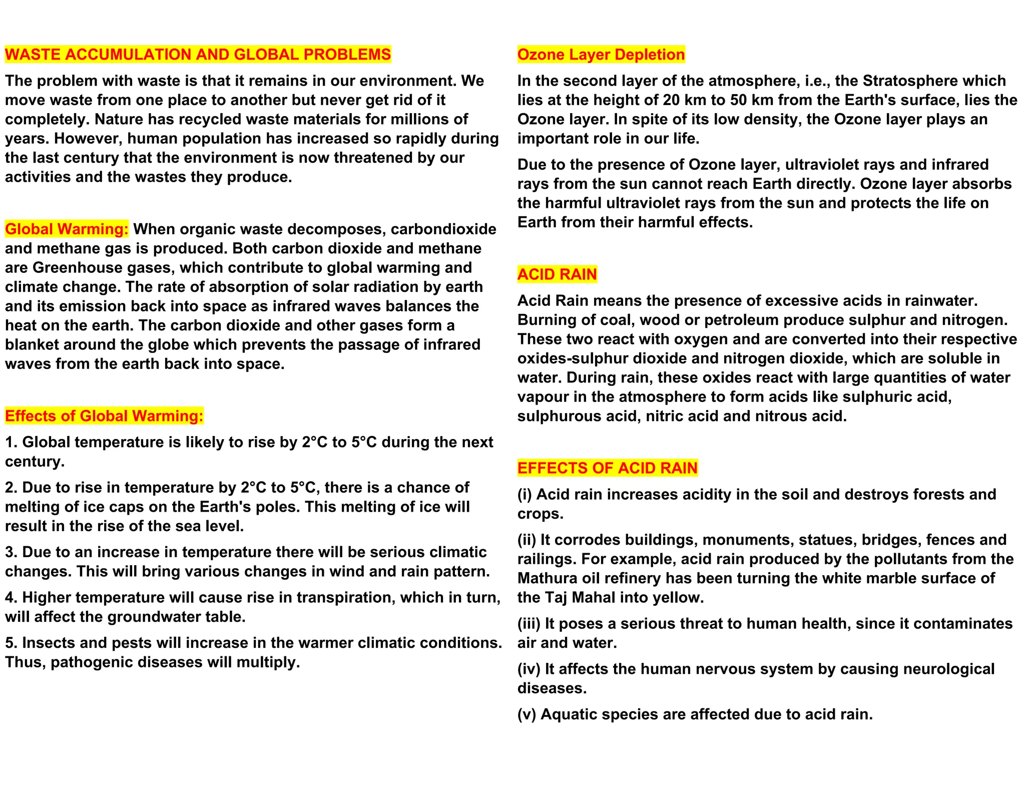 Geography Class 10th ICSE - Transport and waste Management. pdf | PDF