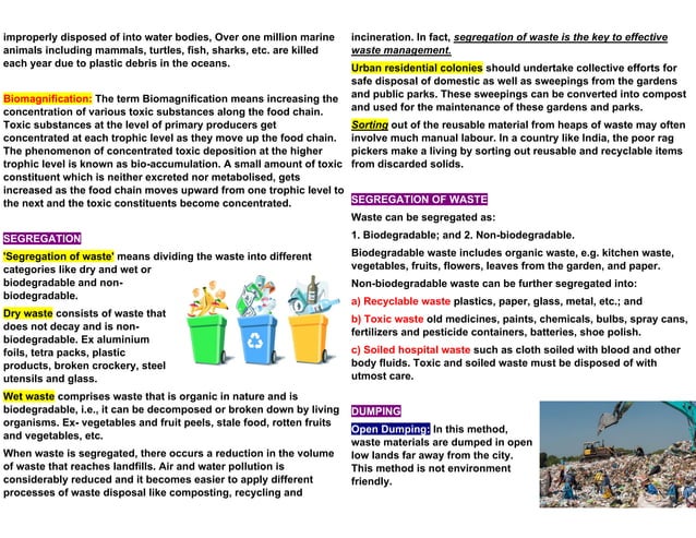 Geography Class 10th ICSE - Transport and waste Management. pdf | PDF