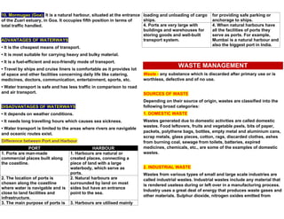 Geography Class 10th ICSE - Transport and waste Management. pdf | PDF