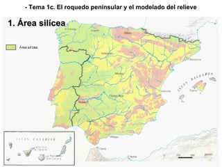 Geo 01 C. El Espacio GeográFico EspañOl. Relieve 2 Roquedo Y Modelado | PPT