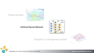 Feasibility of moment tensor inversion for a single-well microseismic data using neural networks ...
