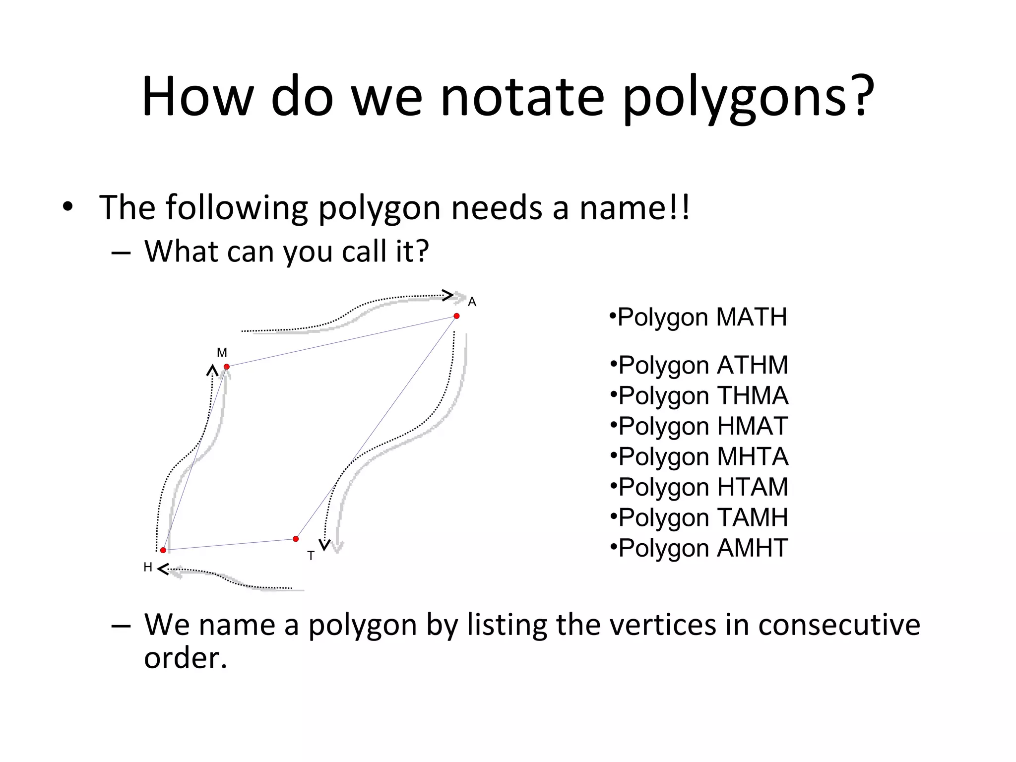 Geo1.4 Polygons Lesson | PPT