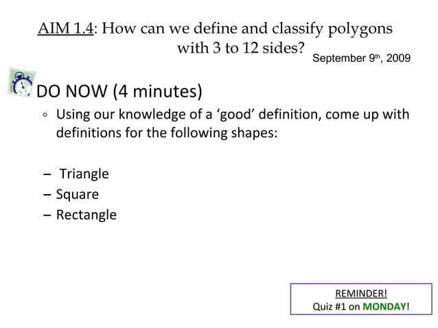 Geo1.4 Polygons Lesson | PPT | Science