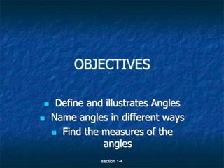 Geo 1-4 Angles.ppt