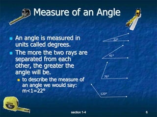 Geo 1-4 Angles.ppt
