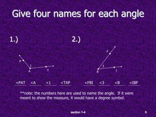 Geo 1-4 Angles.ppt