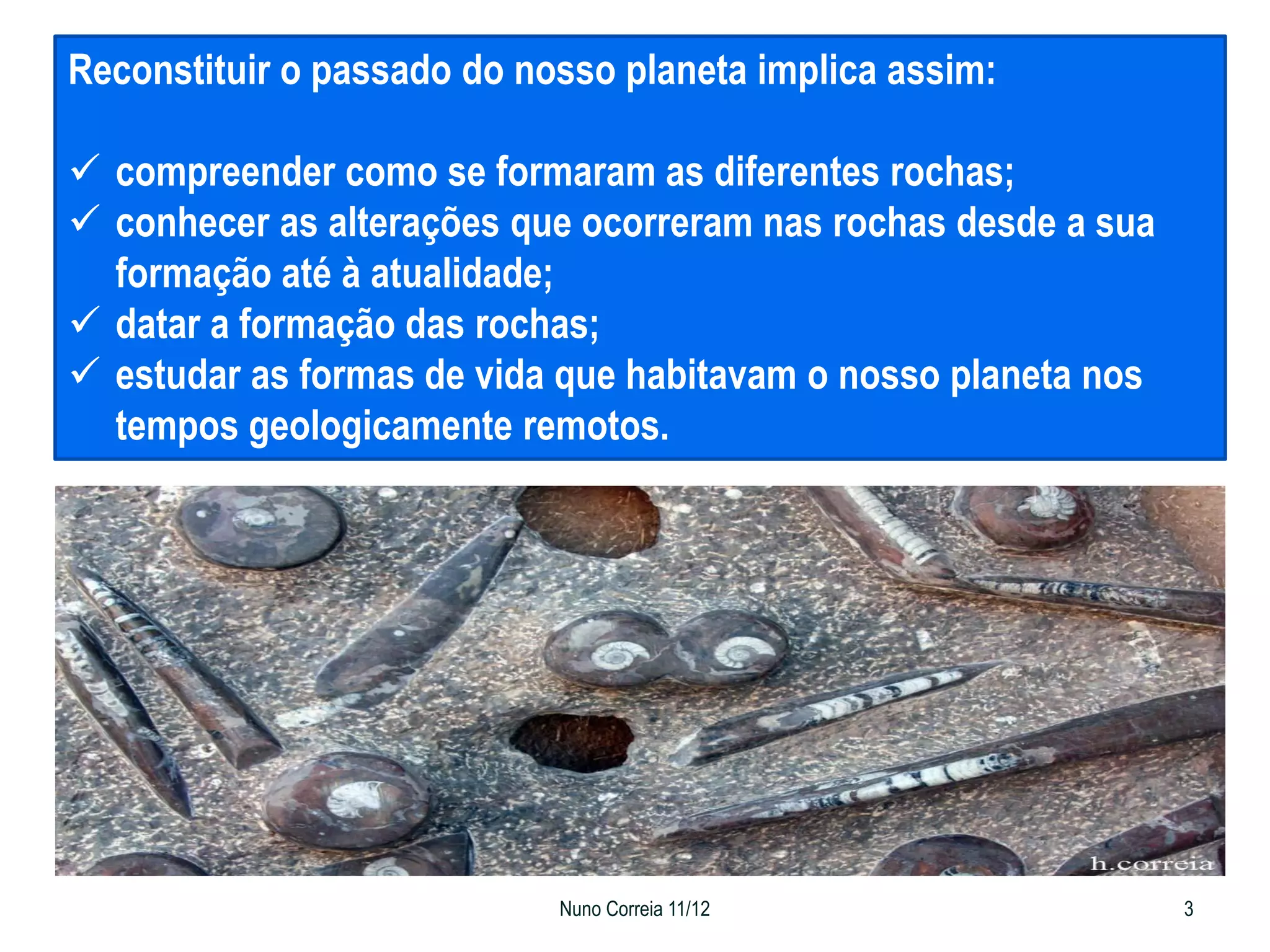 Geo 10 rochas sedimentares - arquivos históricos da terra | PPT