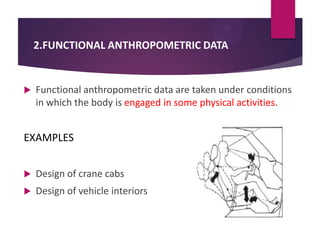 anthropometry uses and applications | PPTX