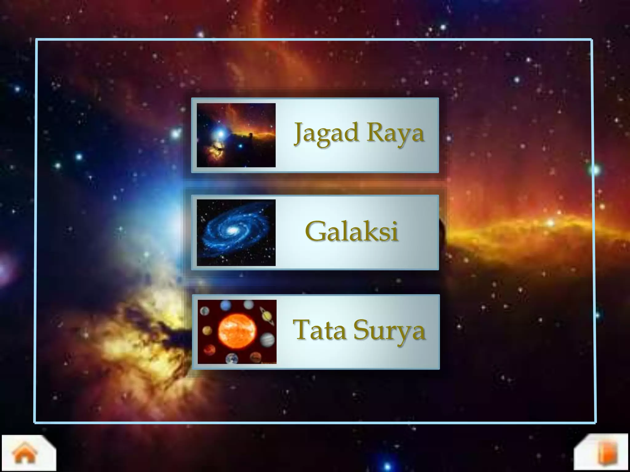 Jagad raya, Galaksi, dan tata surya | PPTX