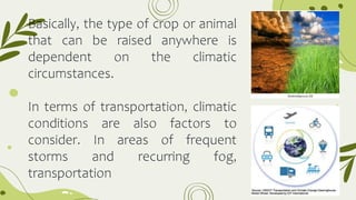 PHYSICAL GEOGRAPHY LESSON ELEMENTS OF CLIMATE, FACTOR OF CLIMATE, MAN ...
