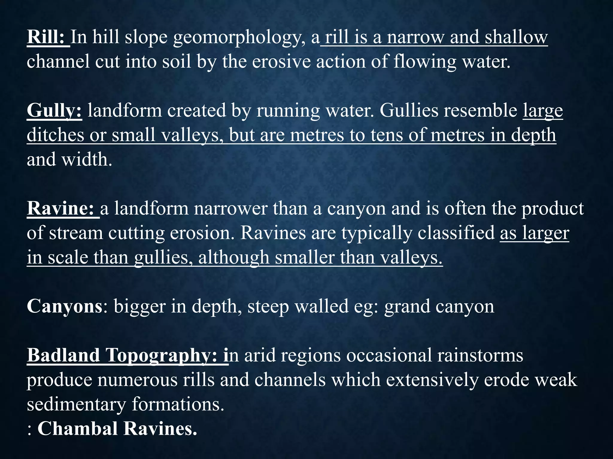 Geography - Landforms, water, Glacier, Wind - Pragnya IAS Academy ...