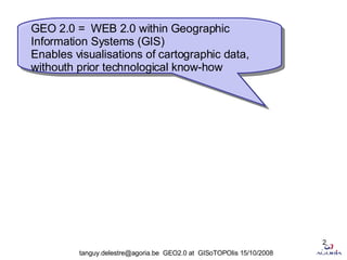 GEO 2.0 - geography in (ter) action | PPT