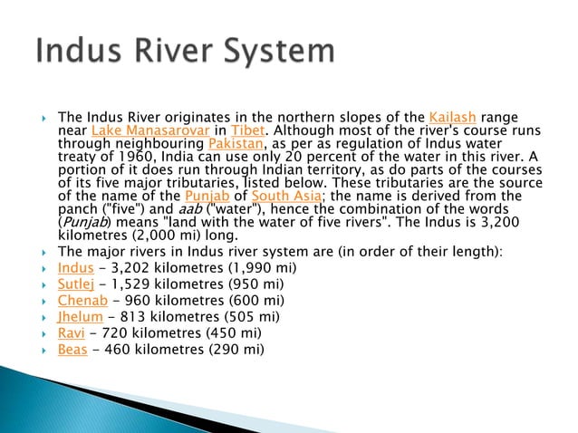 Rivers of India | PPTX