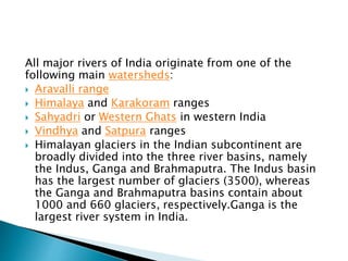 Rivers of India | PPTX