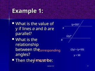 Geo 3-2 Properties of Parallel Lines.ppt
