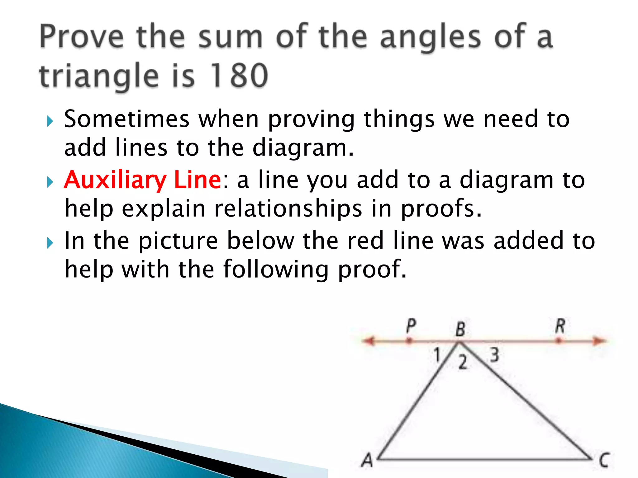 Geo 3-5 Parallel Lines and Triangles | PPTX