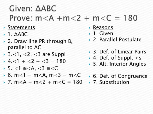 Geo 3-5 Parallel Lines and Triangles | PPTX | Geography | Science