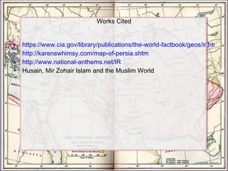 Iran, A Geography Report | PPT