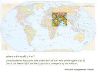 Iran, A Geography Report | PPT