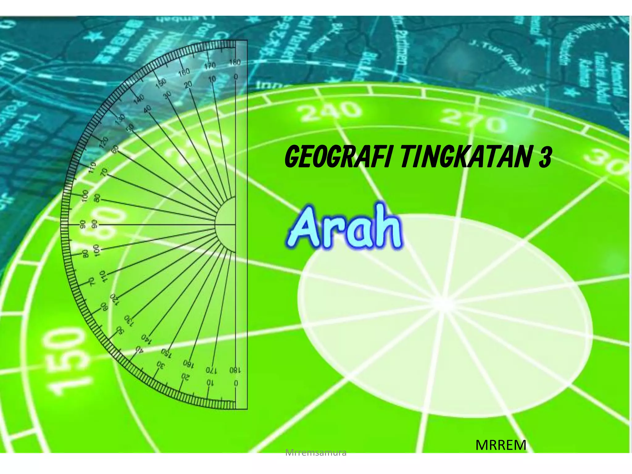 Geografi Tingkatan 3: arah | PDF