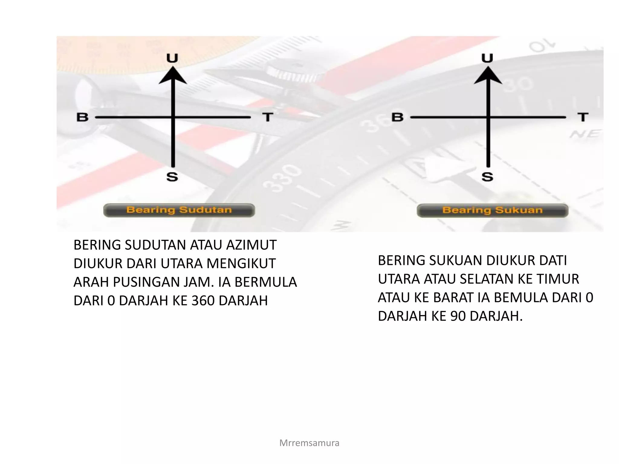 Geografi Tingkatan 3: arah | PDF