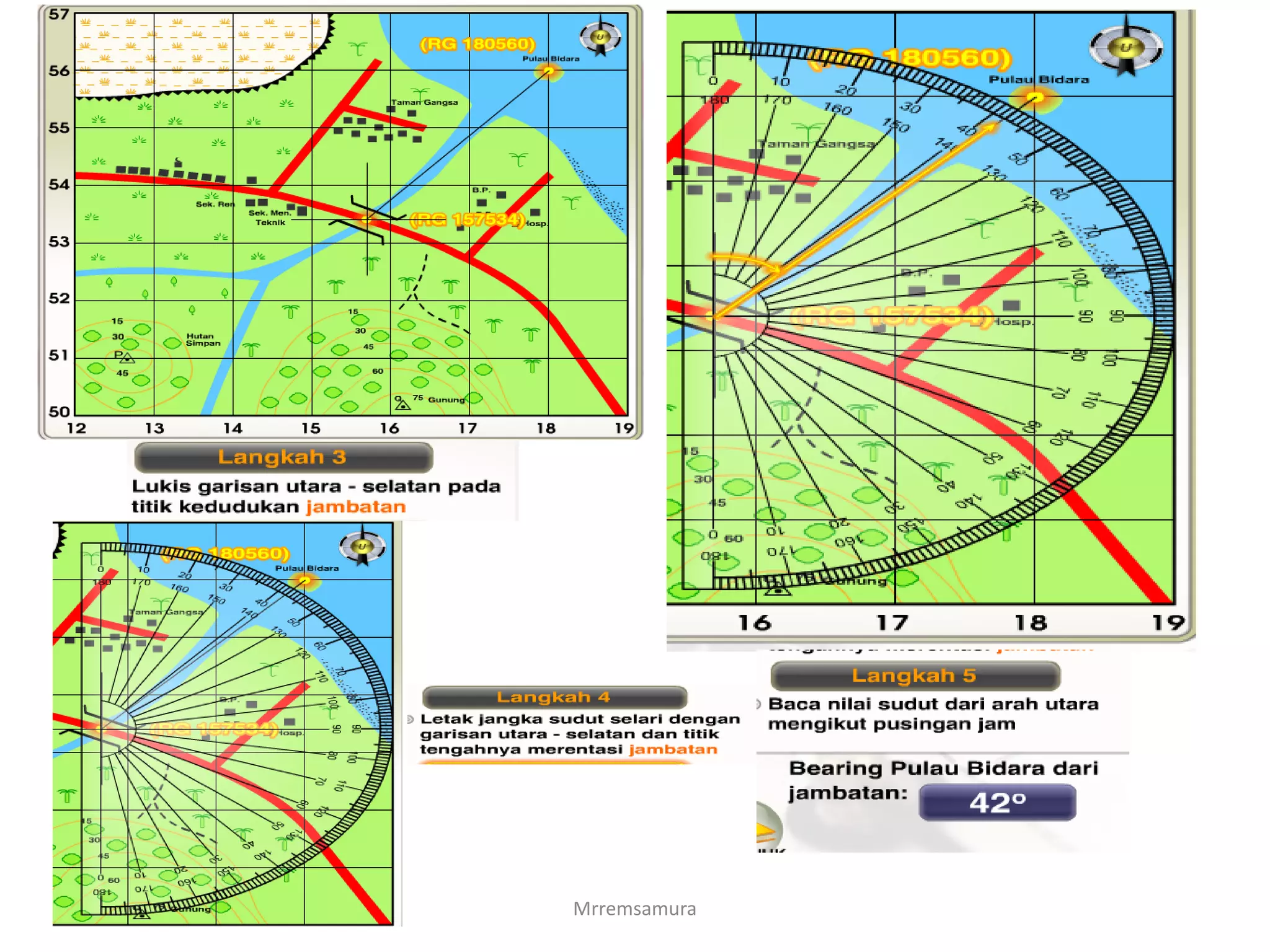 Geografi Tingkatan 3: arah | PDF