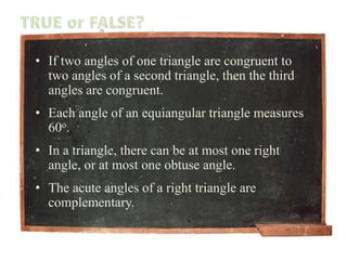Geo 4.1 triangles | PPTX