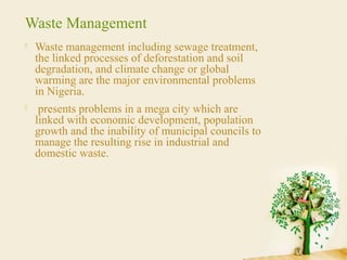 nigeria human environment interaction | PPT