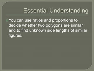 Geo 7-2 Similar Polygons | PPT
