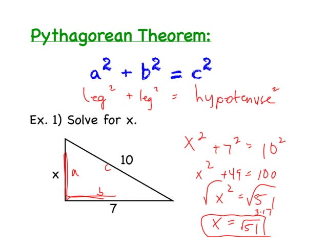 Geo 8.1 notes_pythag | PPT