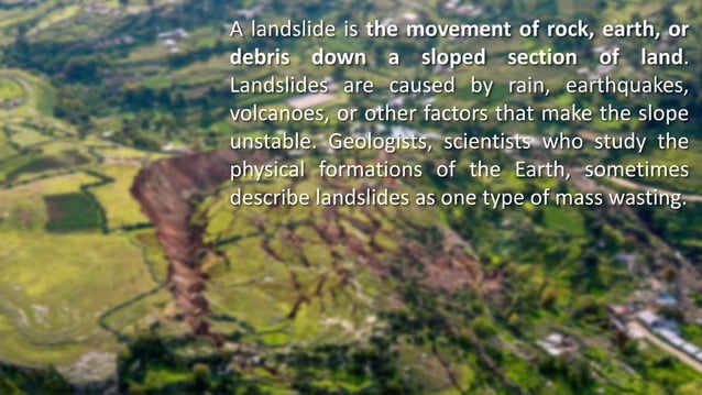 LANDSLIDES | PPT