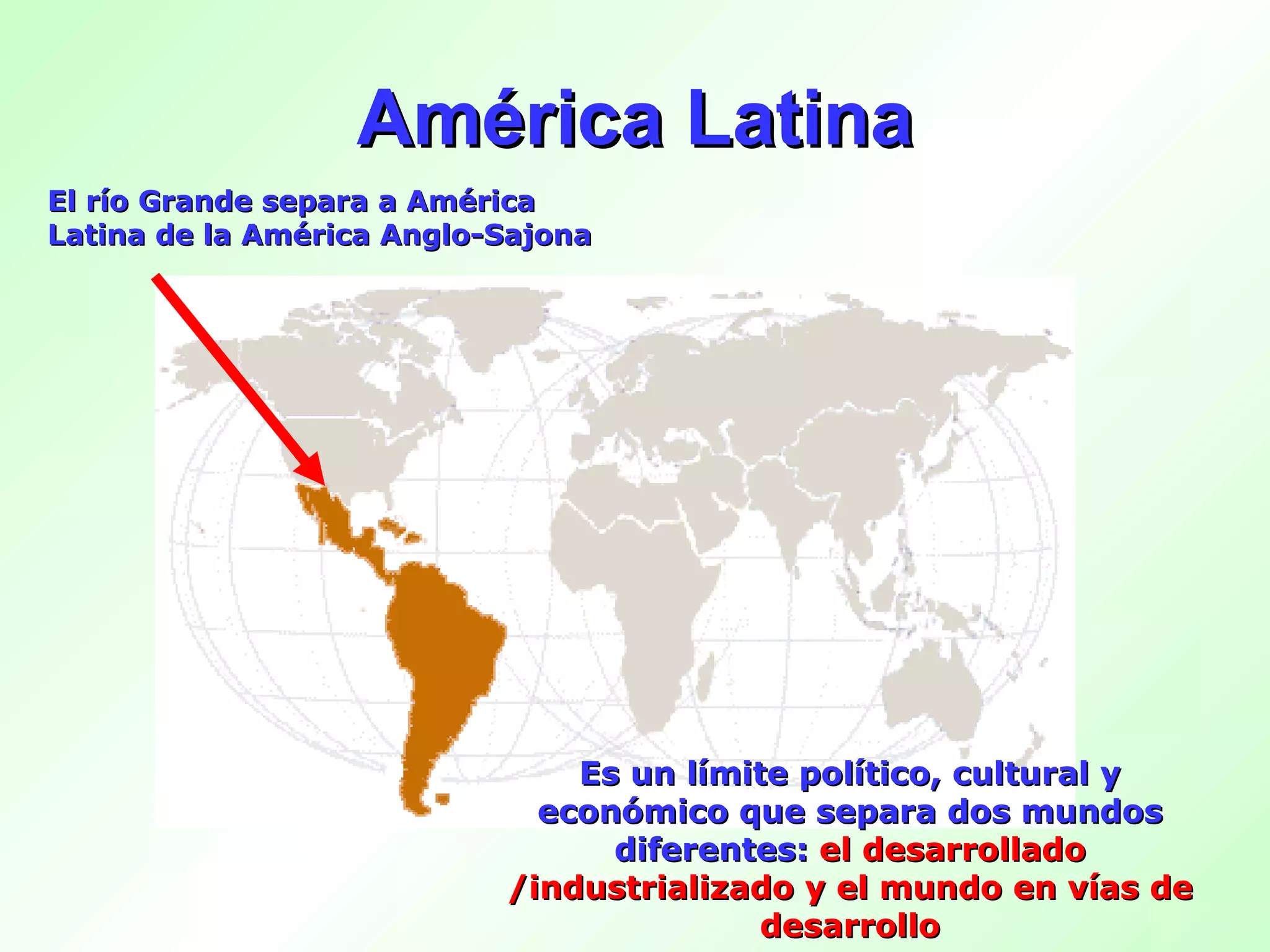 GEOGRAFÍA DE AMÉRICA LATINA | PPT