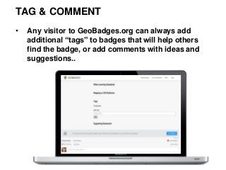 Geobadges guide | PPTX