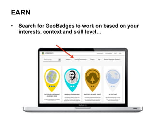 Geobadges guide | PPTX