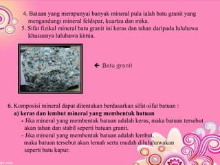 powerpoint geografi batuan stpm | PPTX