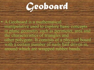 Geoboard | PPTX