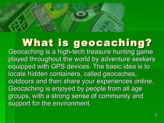 Geocaching | PPT