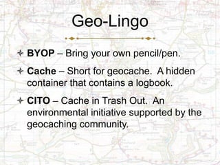 Geocaching | PPTX