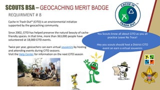 Geocaching citb mb presenatation day 5 | PPTX