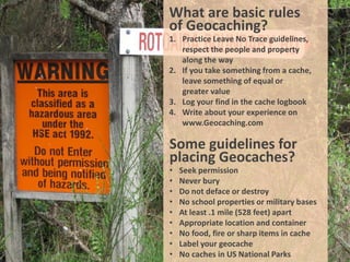 Geocaching for Townships | PPT