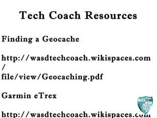 Geocaching TEK4S | PPT | Geography | Science