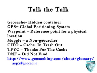 Geocaching TEK4S | PPT | Geography | Science